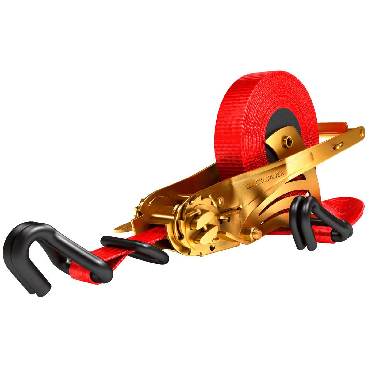 Quickloader auto.lashing strap claw hook,D-ring, 4,5m/600kg